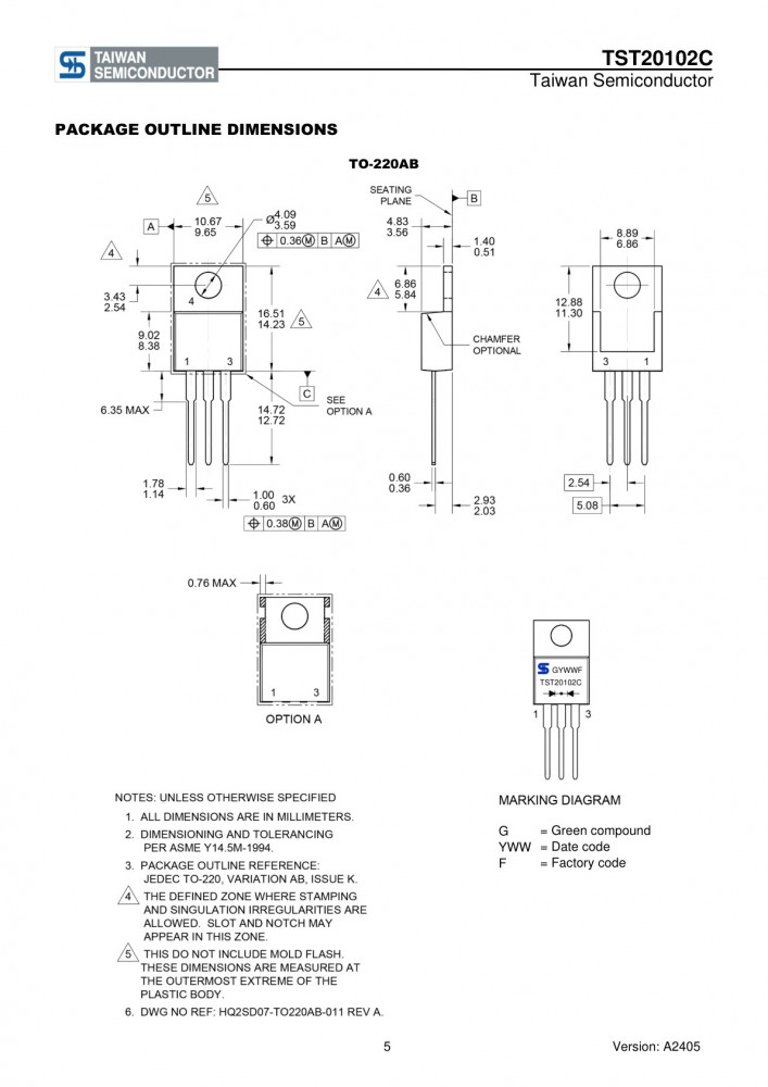 TST20102C technical document, page 5