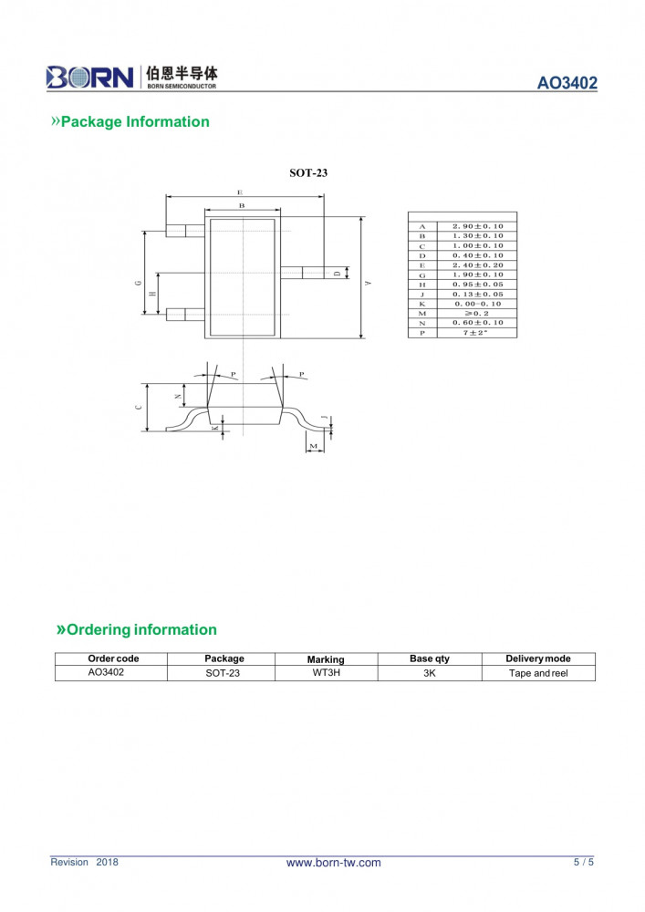 AO3402 datasheet page 5