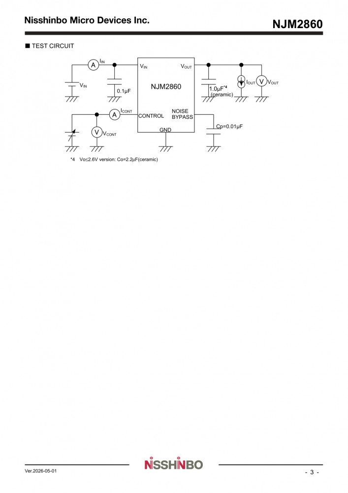 NJM2860 technical document page 3