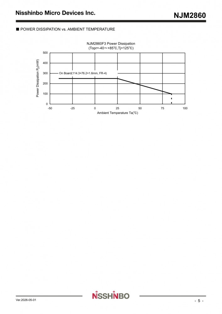 NJM2860 technical document page 5
