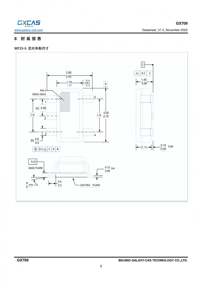 GX709S datasheet page 7