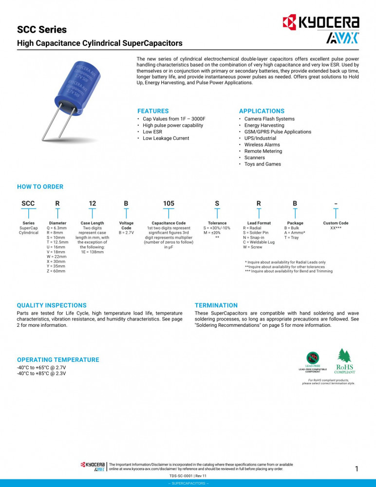 Product document page 1