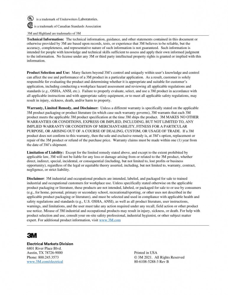 3M H-33-BIN datasheet page 3