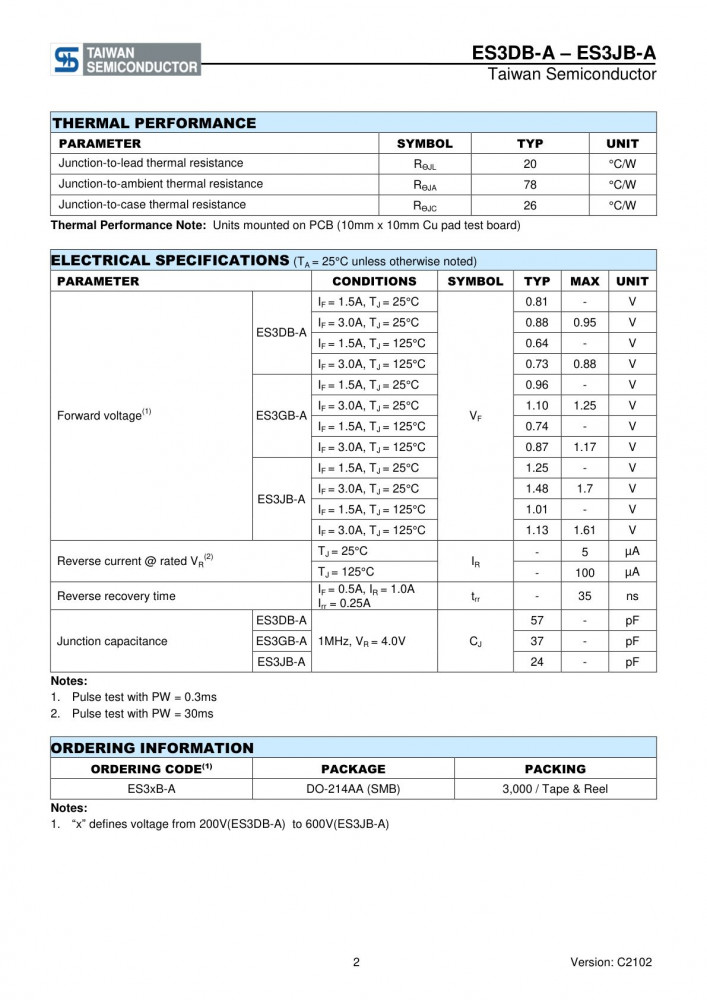 ES3GB-A technical document page 2