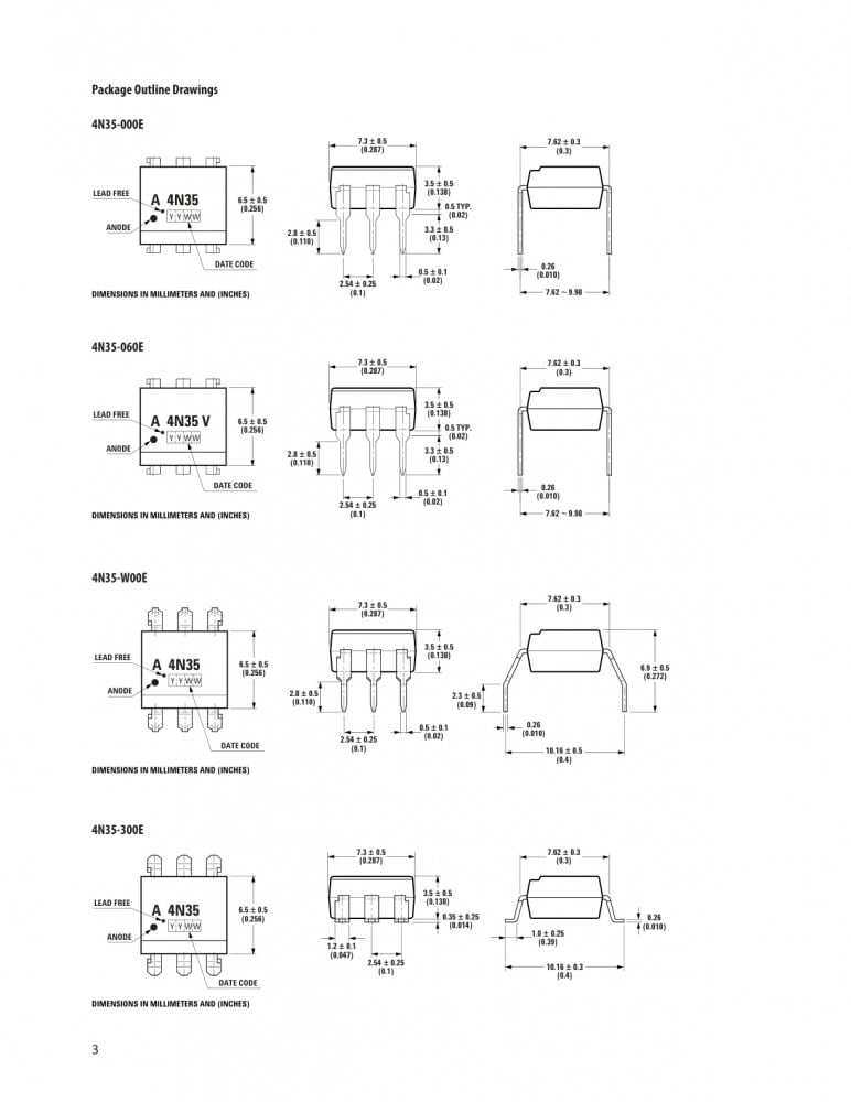 4N35-560E datasheet page 3