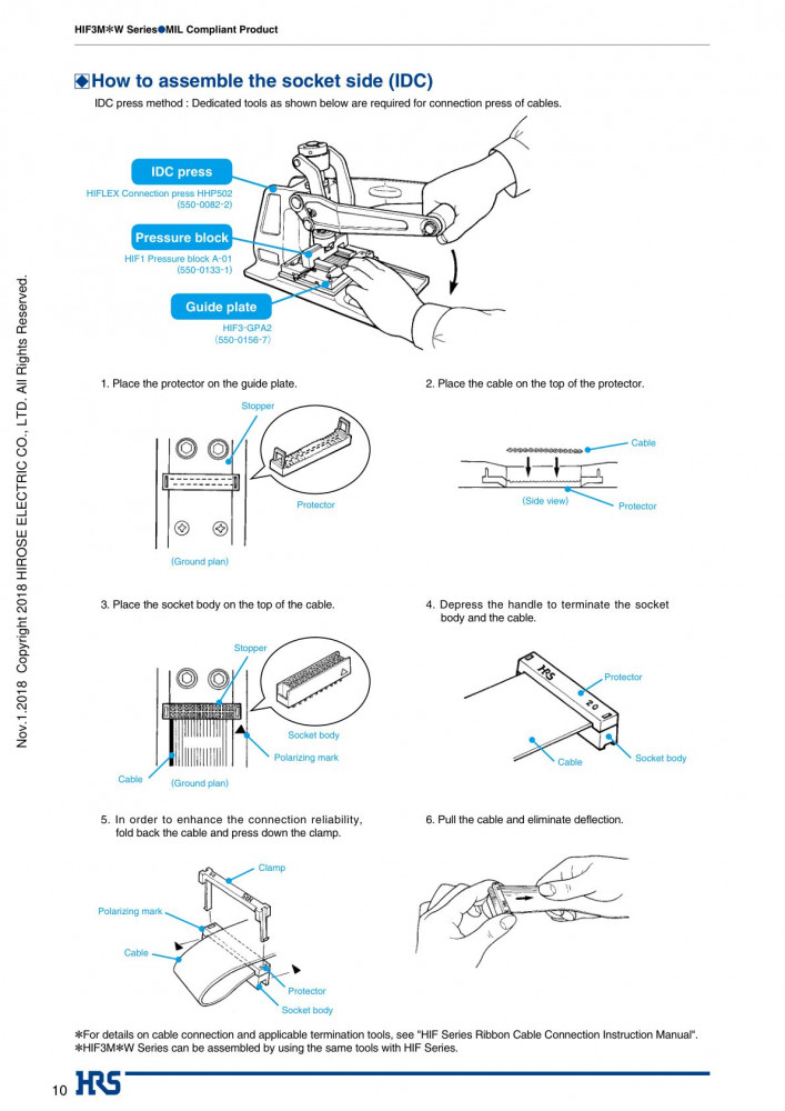 HIF3M series document page 10