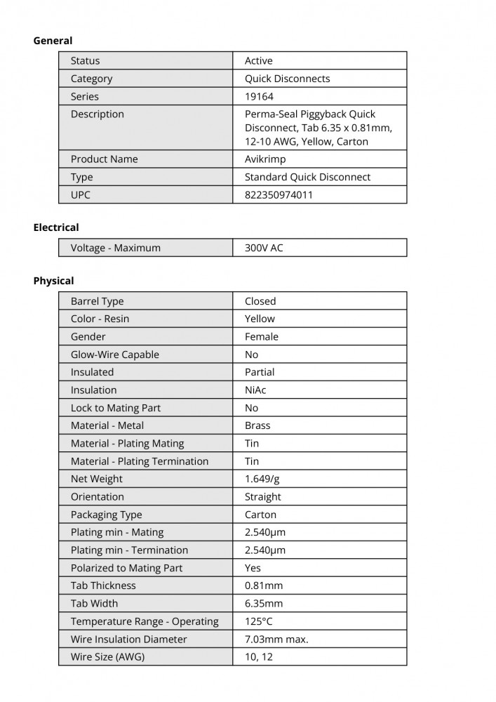 MOLEX 191640990 document page 2