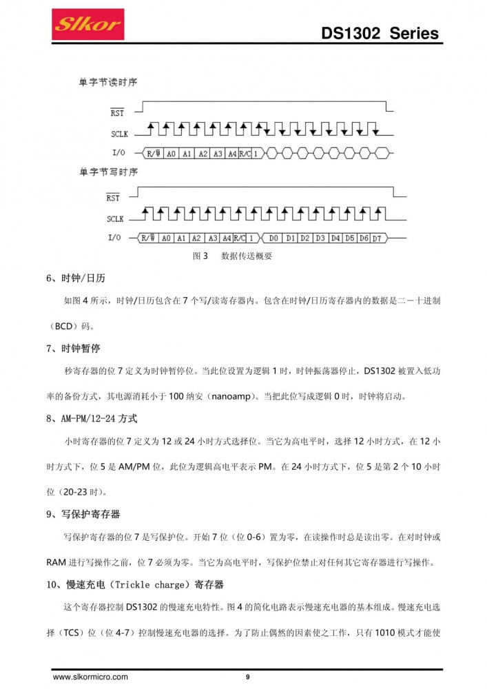 DS1302Z datasheet page 9