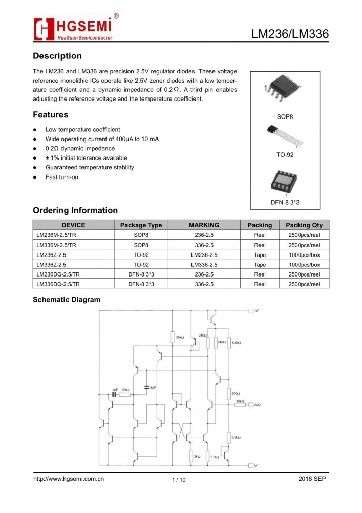 HGSEMI reference document page 1