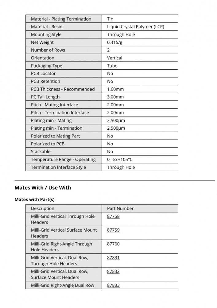 MOLEX 787871464 document image, page 3