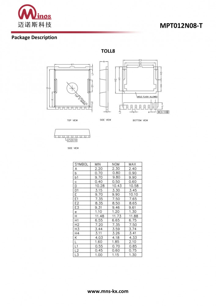 MPT012N08-T datasheet page 10