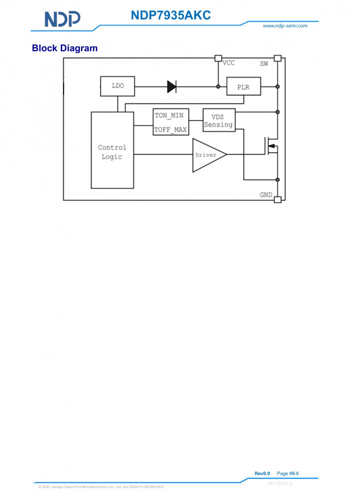 NDP7935AKC datasheet page 5