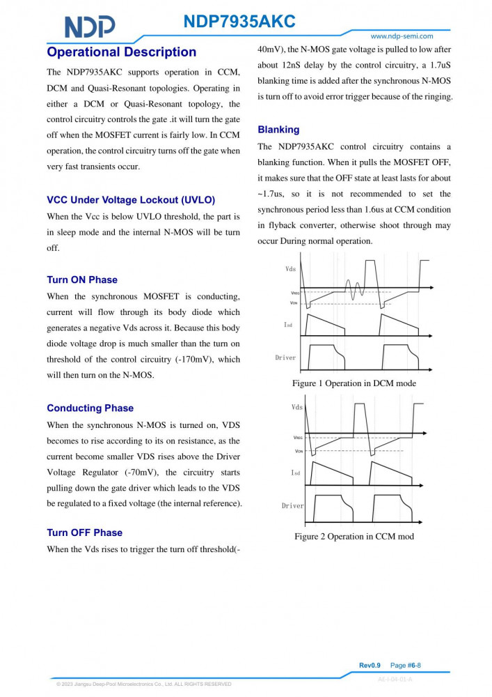 NDP7935AKC datasheet page 6