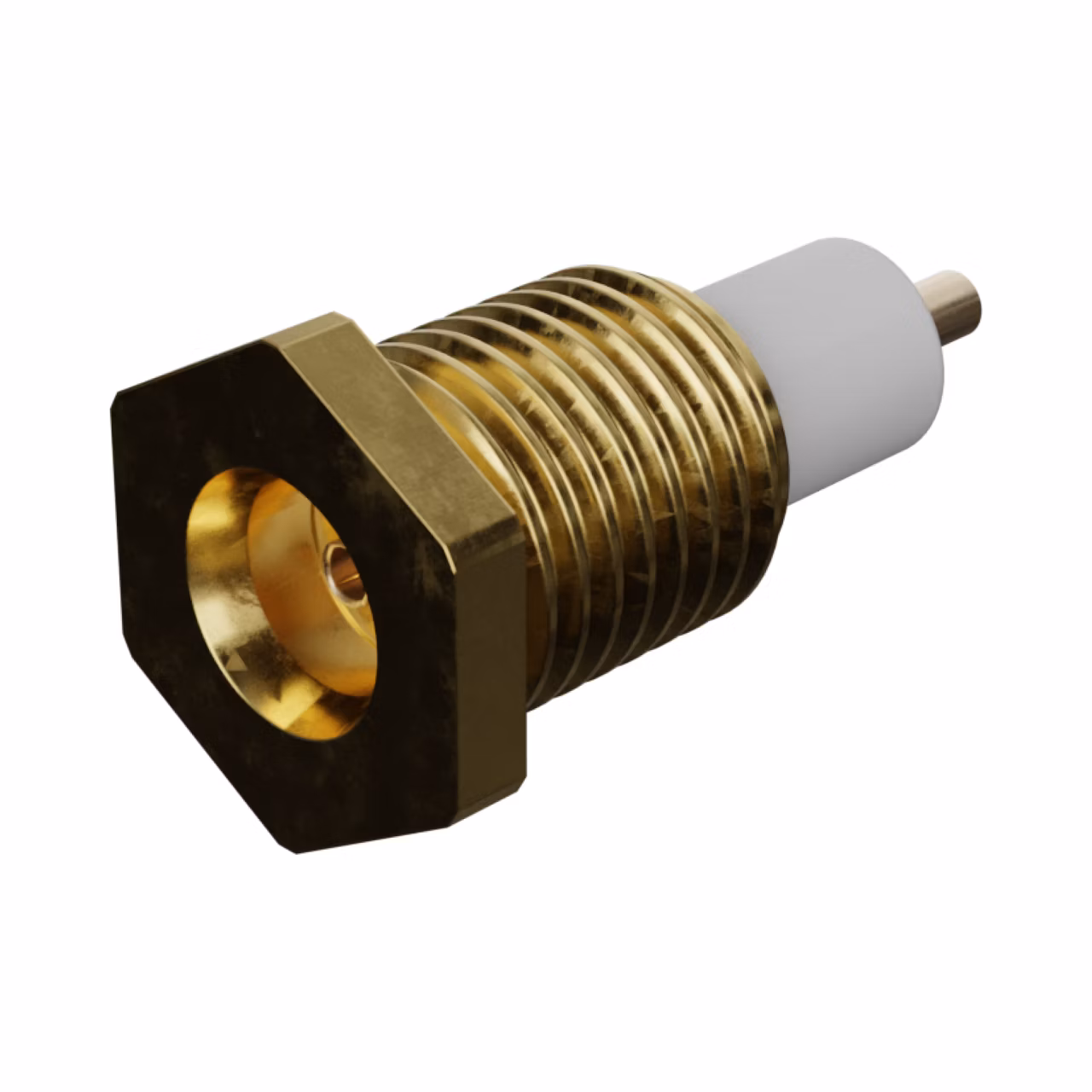 SMP-MAX Jack, Straight, Detent Thread-in, Tray, 50 Ohms for sale