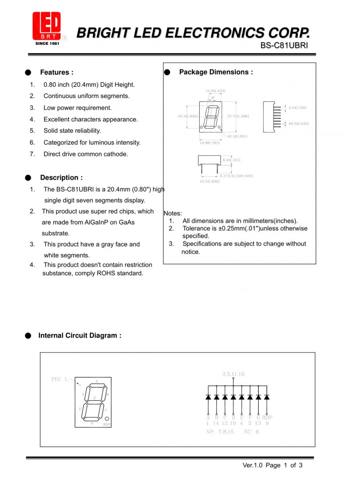 BS-C81UBRI technical document image 1