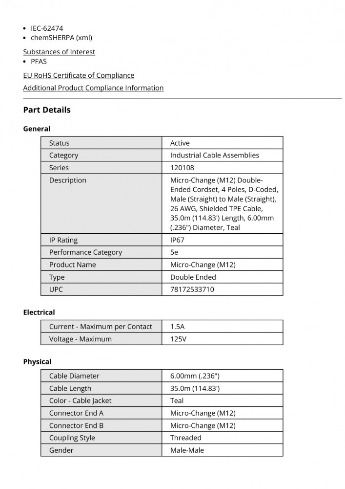 Product drawing page 2