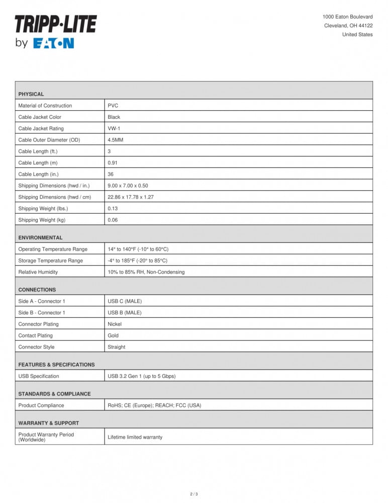 U422-003 technical document page 2