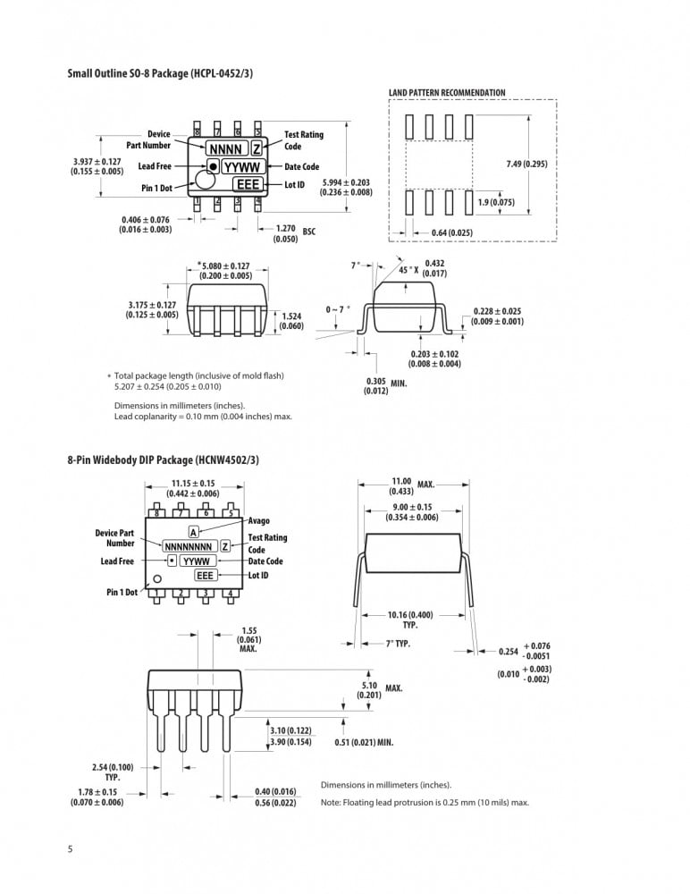 HCPL-4503 datasheet page 5