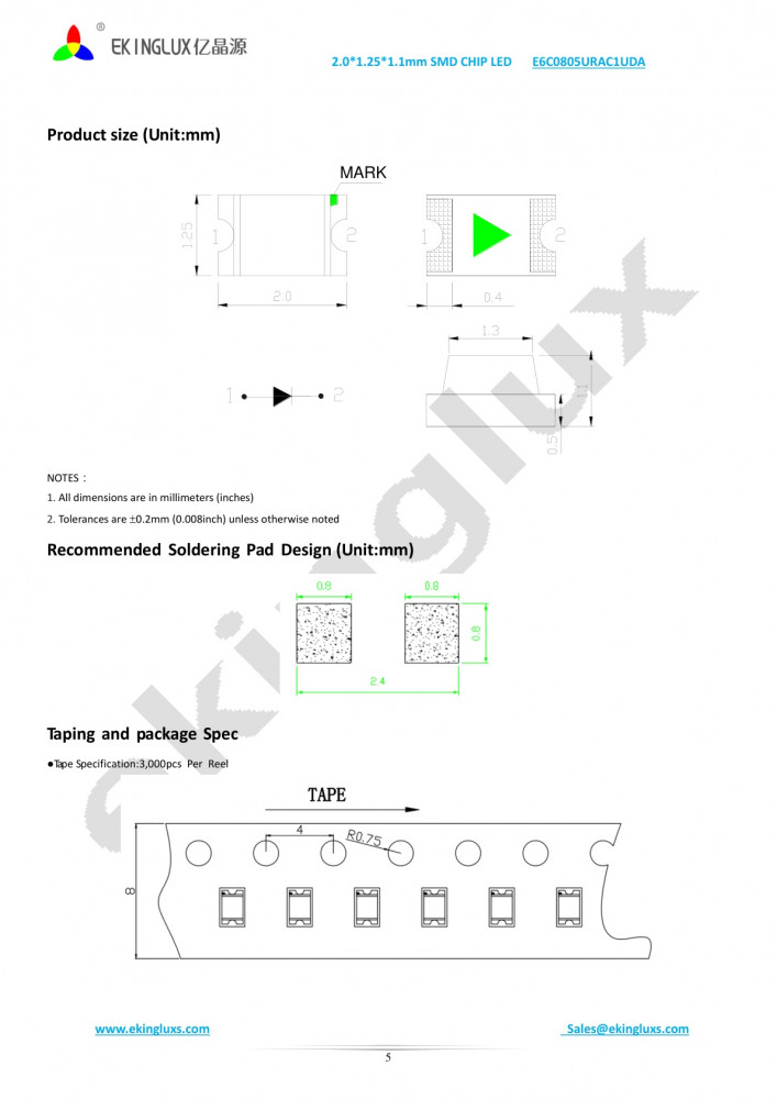 E6C0805URAC1UDA datasheet page 5