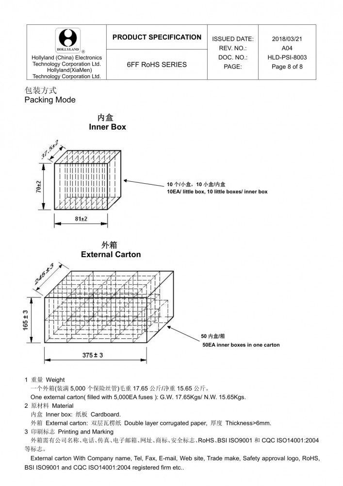 6FF RoHS specification page 8