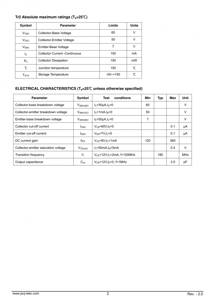 UMY1N datasheet page 2