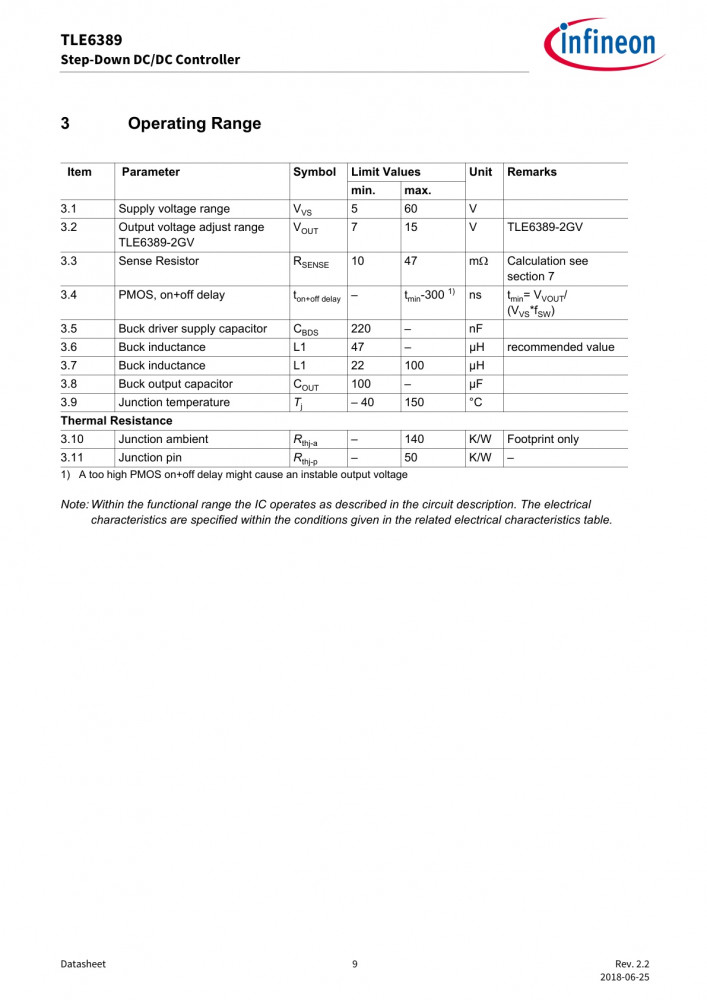 TLE6389 datasheet page 9
