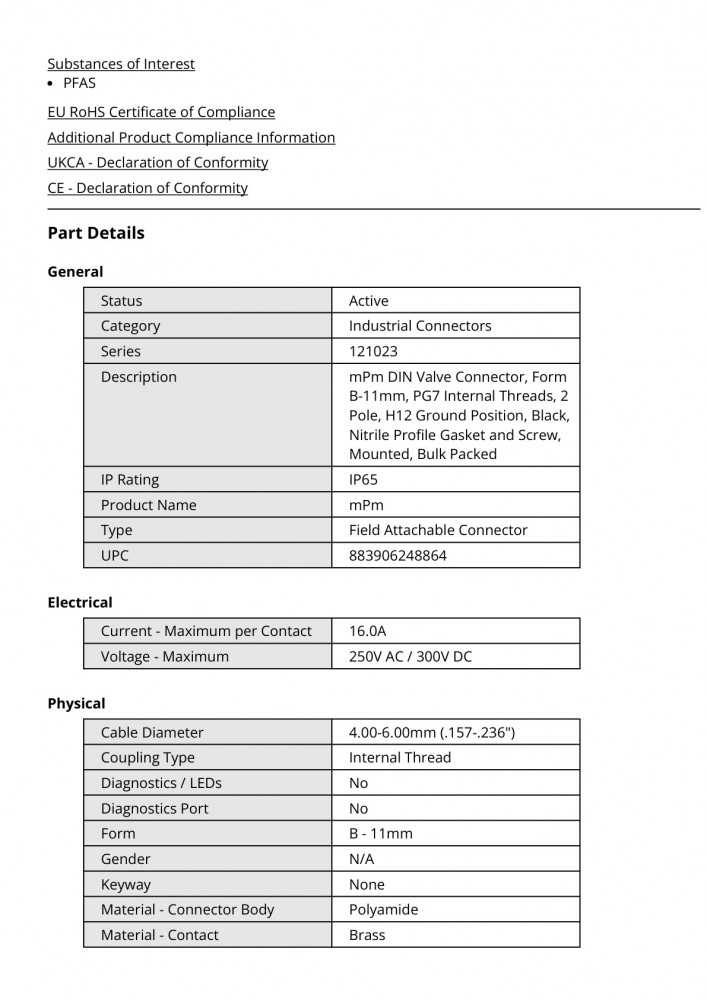 MOLEX C12 Series drawing, document page 2