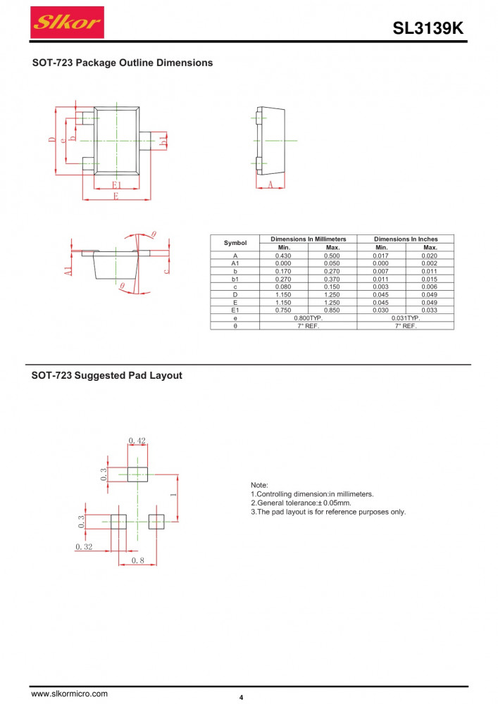 SL3139K datasheet page 4