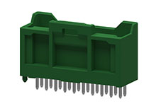 2.00mm Pitch, iGrid PCB Header, Dual Row, Vertical, Through Hole, Matte Tin (Sn) Plating, Positive Lock, 36 Circuits, Tray, 3.20mm PC Tail Length, Green, with PCB Locator for sale