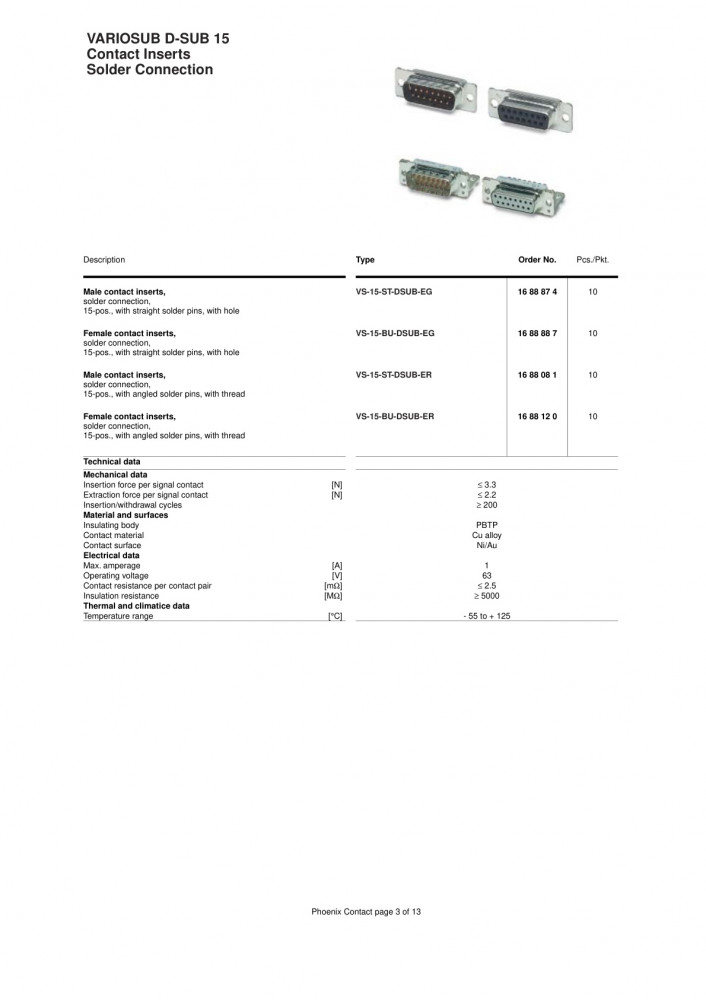 Phoenix Contact 1689132 technical document page 3
