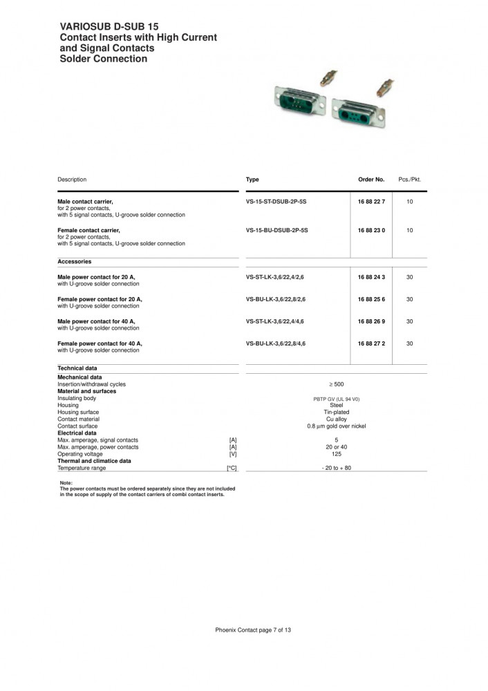 Phoenix Contact 1689132 technical document page 7