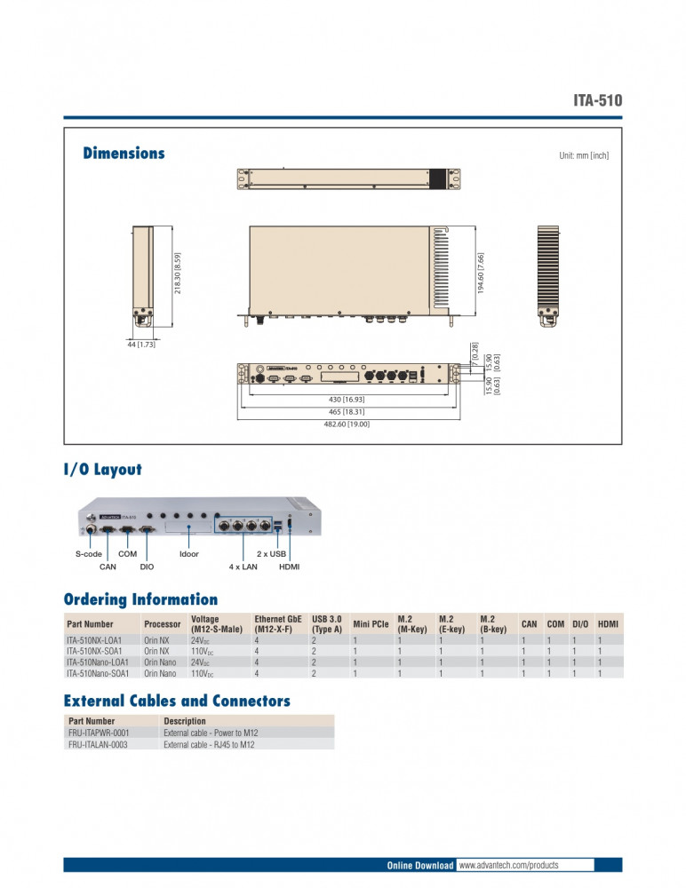 ITA-510 technical document page 2