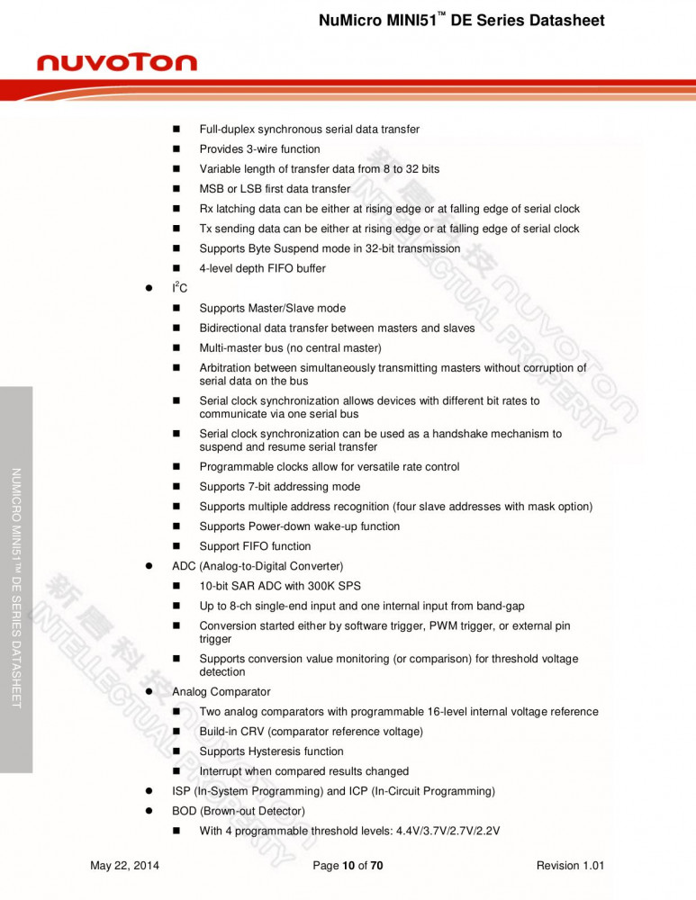 NT-MINI51L datasheet page 10