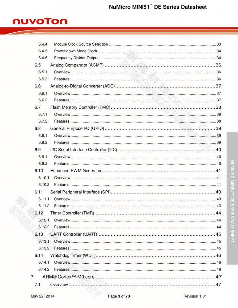 NT-MINI51L datasheet page 3