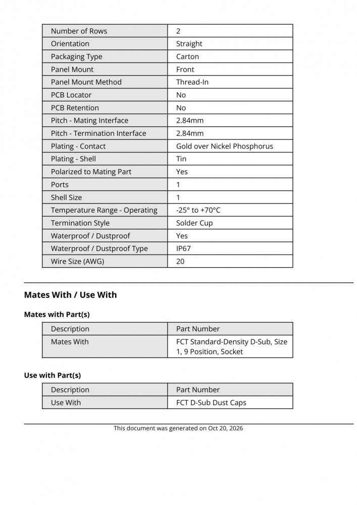 MOLEX 1731100037 technical drawing page 3