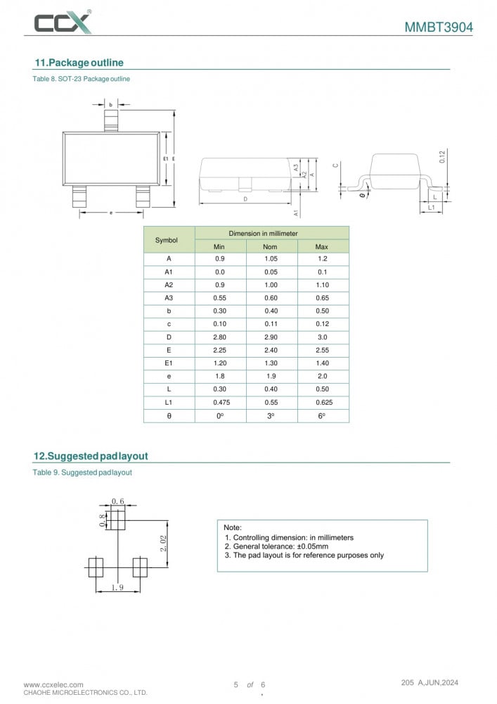 MMBT3904 datasheet page 5