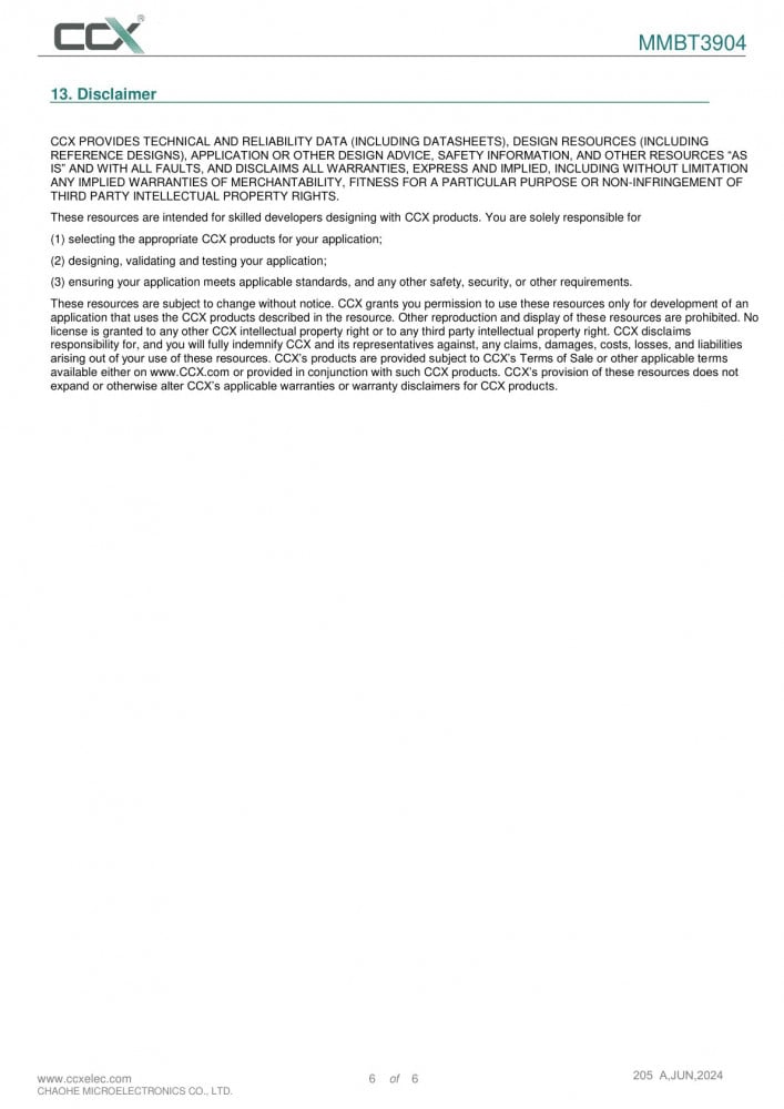 MMBT3904 datasheet page 6