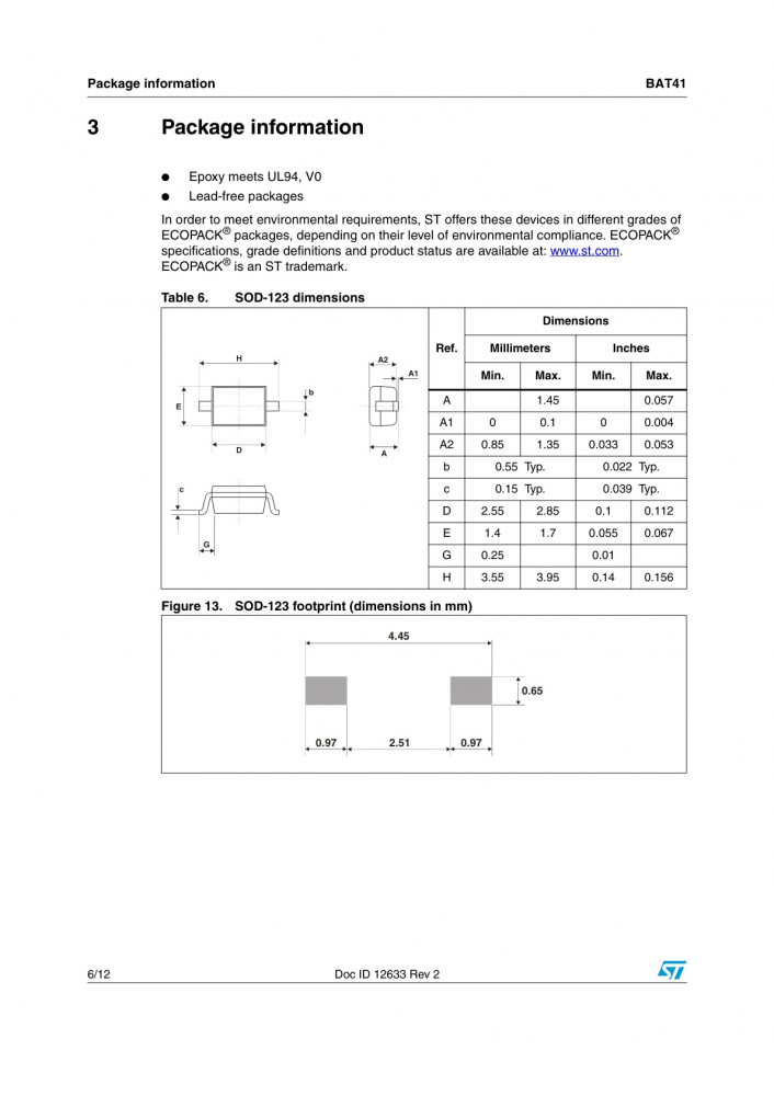 BAT41 technical document page 6
