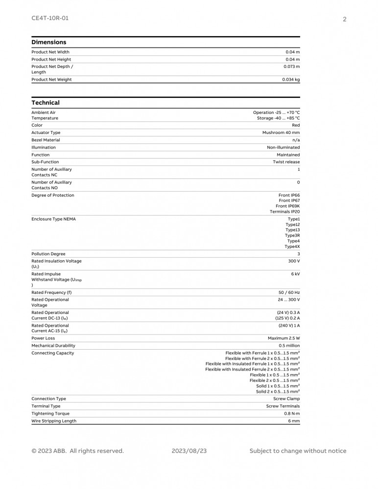 ABB CE4T-10R-01 document page 2