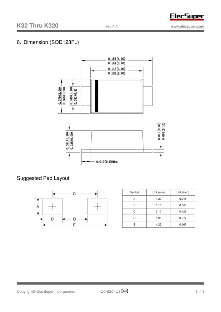 ElecSuper K34 datasheet page 3