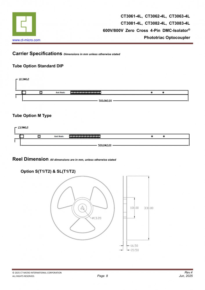 CT3083 technical document, page 8