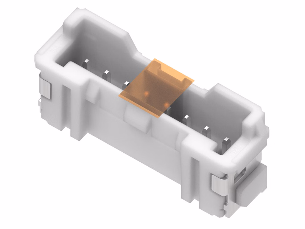 2.00mm Pitch, Micro-Lock Plus PCB Header, Single Row, Right-Angle, Surface Mount, 0.38µm Gold Plating, Positive Lock, 7 Circuits, Low-Halogen, Natural (White)