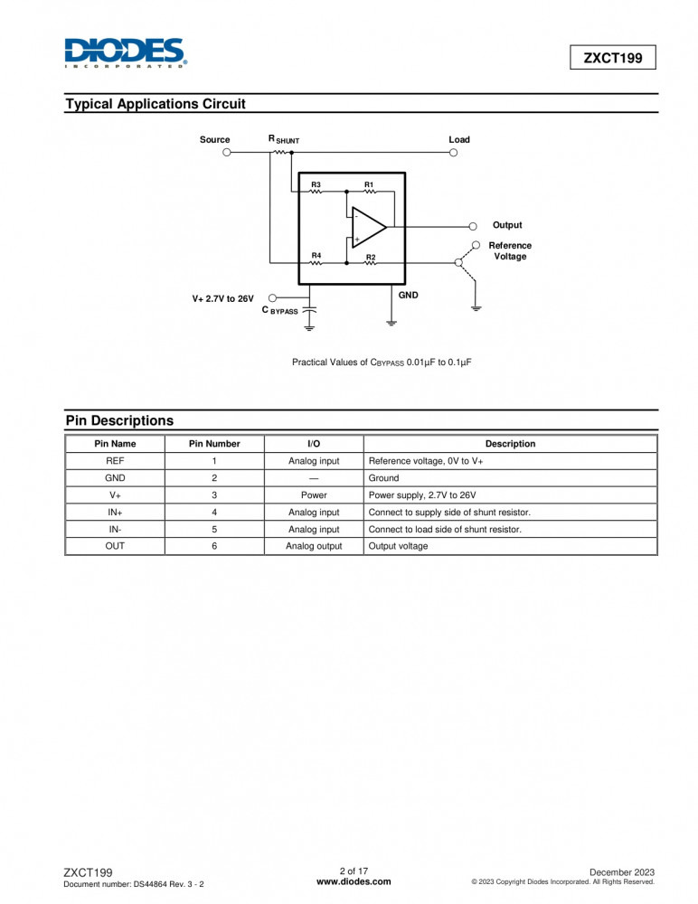 ZXCT199A2DW-7 datasheet page 2