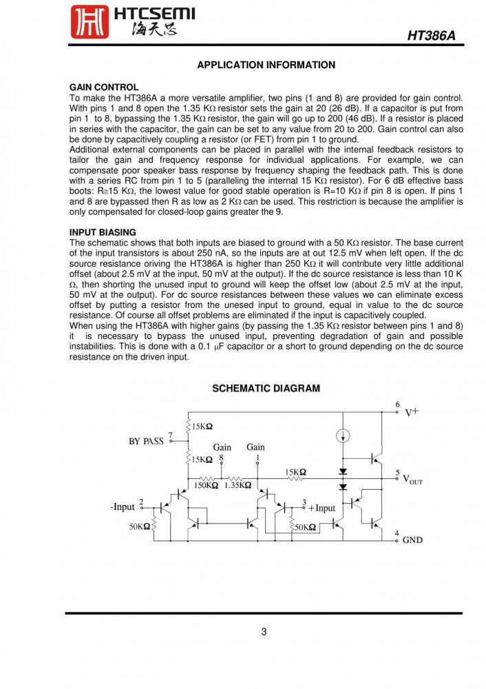 HT386ARZ datasheet page 3