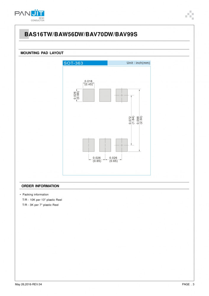 PANJIT BAV99S datasheet page 3