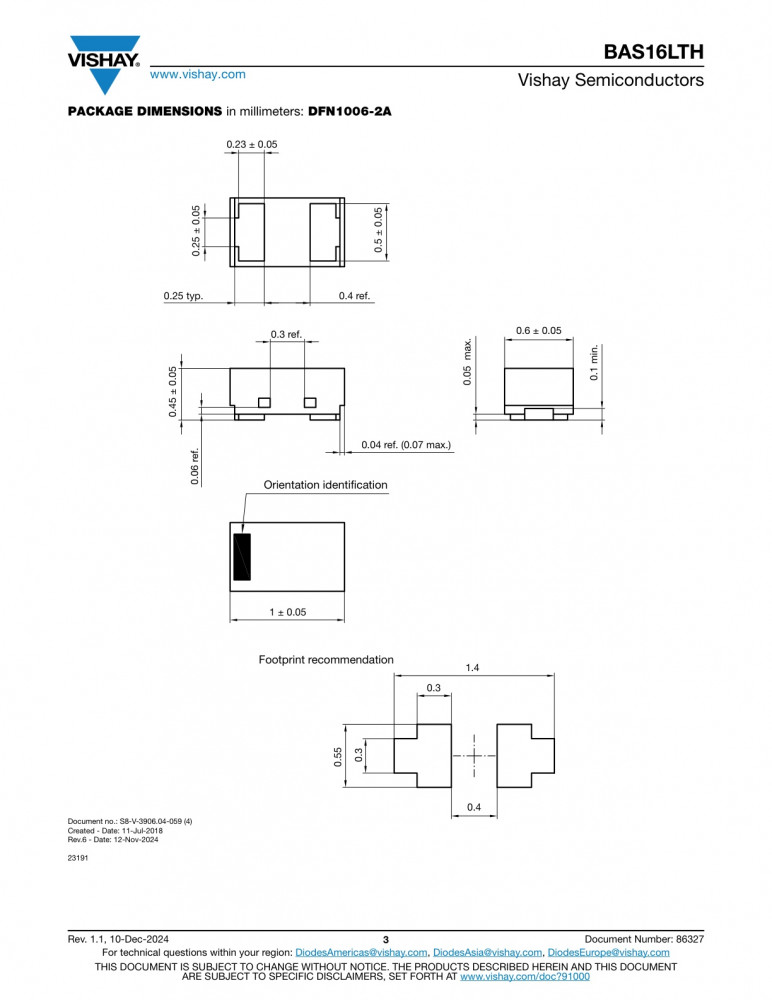 BAS16LTH datasheet page 3