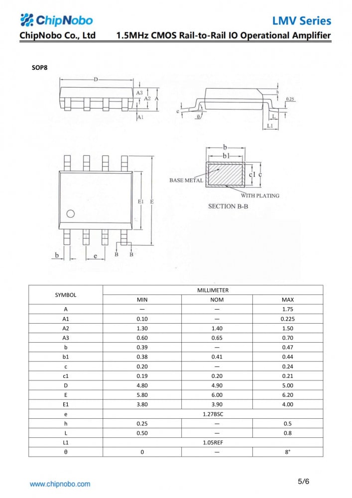LMV321IDBVR-CN datasheet page 5