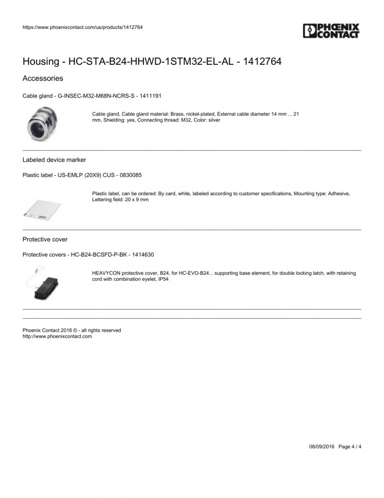 Phoenix Contact 1412764 technical document page 4