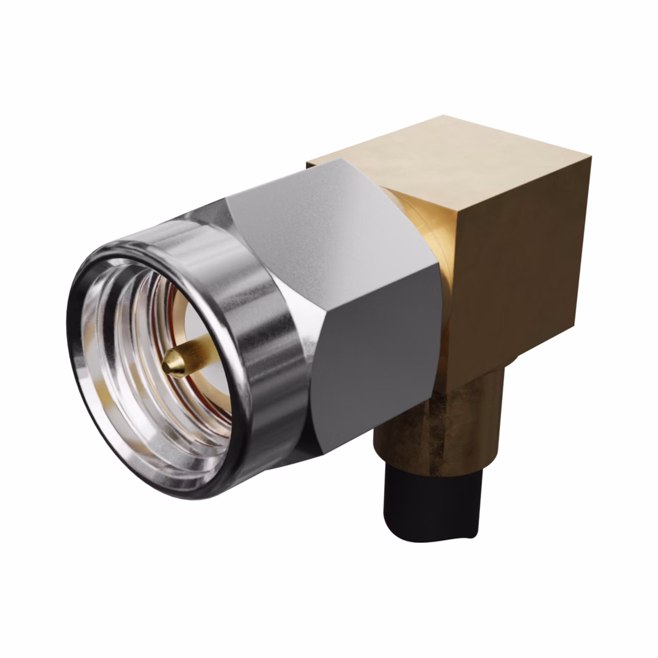 SMA Plug, Right-Angle, Solder, RG-402 (.141