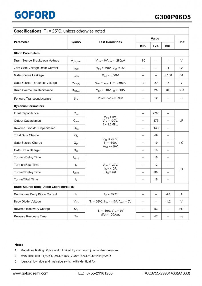 G300P06D5 datasheet page 2